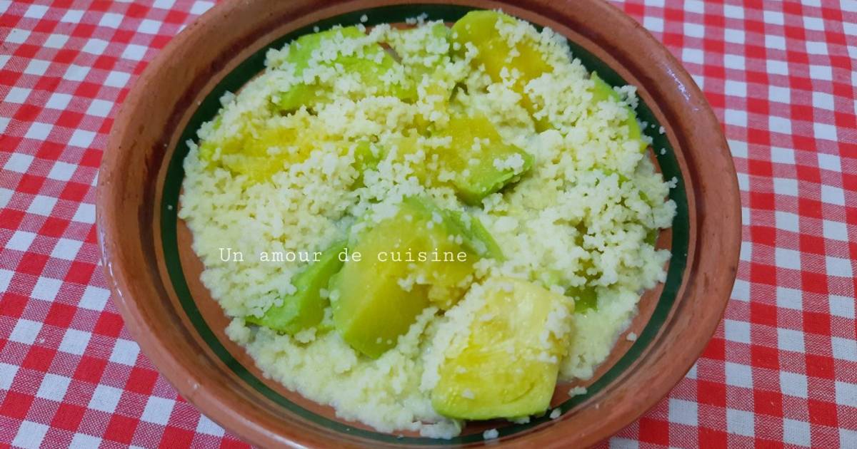Couscous à la courge longue verte 🥣 de Un amour de cuisine - Cookpad