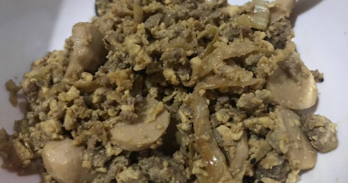 Resep Orak arik daging giling + telor oleh Tyama Virsinia - Cookpad
