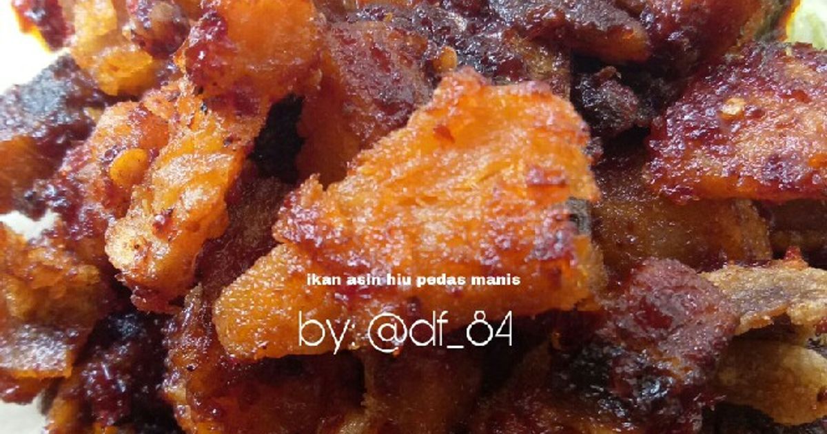 Resep Ikan Asin Hiu Pedas Manis Gurih oleh Jack Cumi - Cookpad