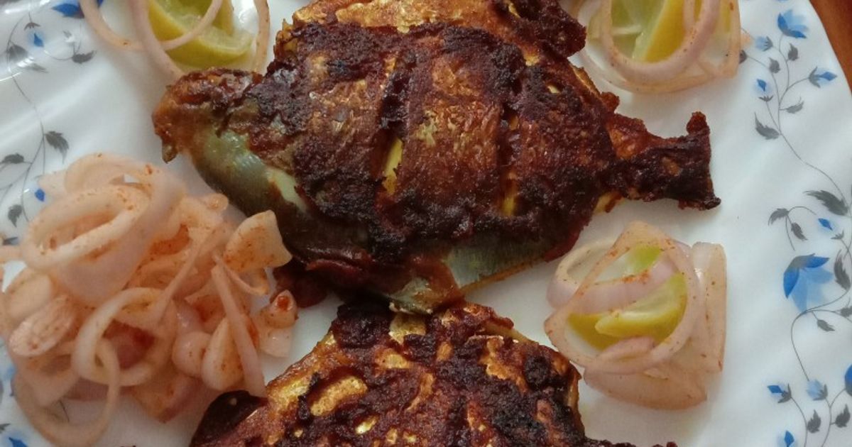 Pomfret Fry Recipe by Christin'S Kitchen - Cookpad