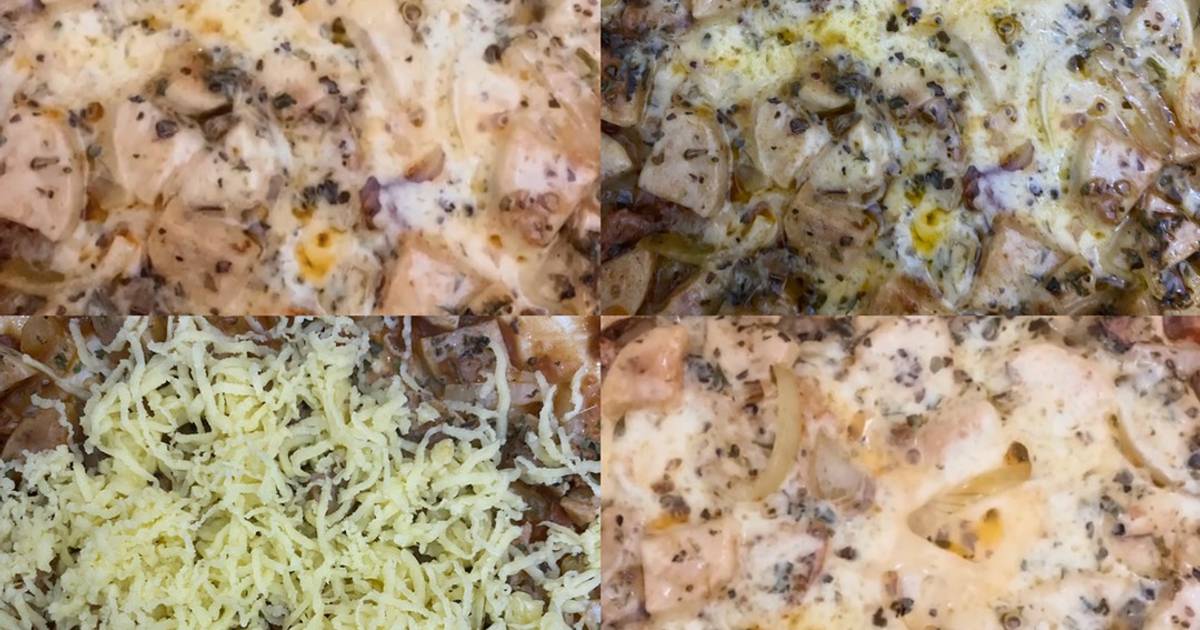 Resep Pizza tipis (rasa pizza HUT) oleh lulu puspita - Cookpad