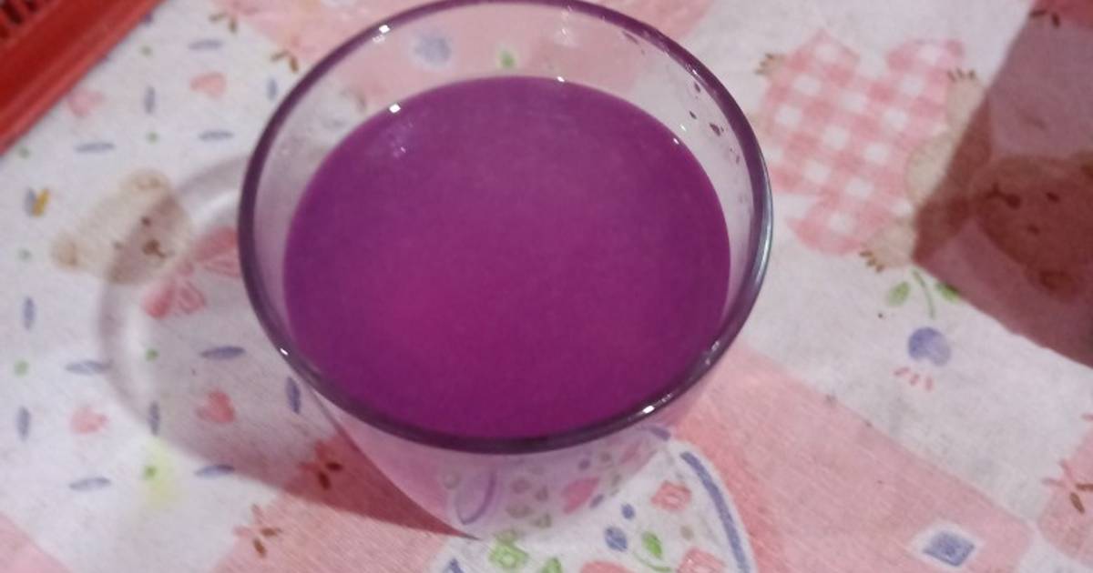 Resep Es lemon bunga telang oleh deaputri - Cookpad