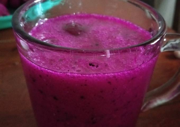 Resep Jus Buah Naga oleh tiyah_rapi - Cookpad