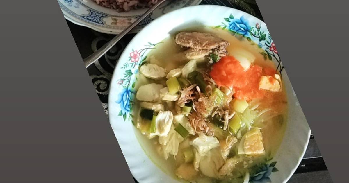 Resep Soto ayam simple oleh Intan Rinjani - Cookpad