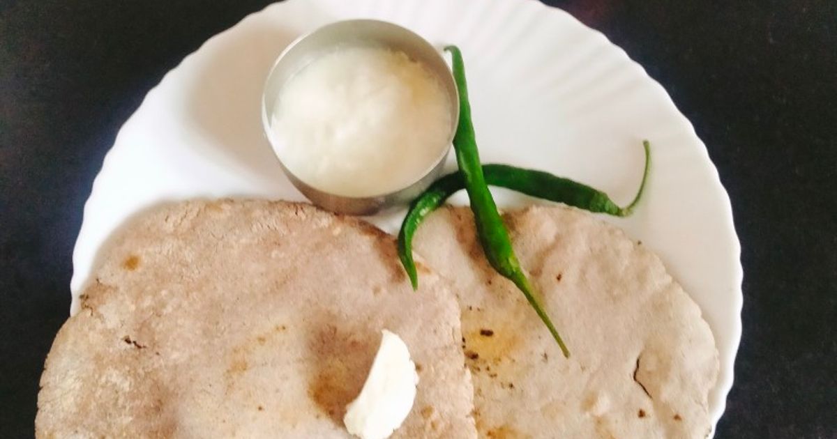 Whole Ragi Ginger 😋 Paratha (Ragi Flour Roti) Recipe by Jyoti Prakash ...