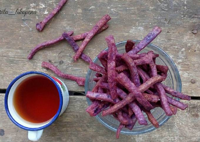 Resep Stick ubi ungu oleh Ritha likopena - Cookpad