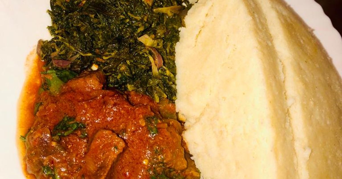 Beef Stew, Ugali And Mixed Vegetables #Themechallenge Recipe by ...