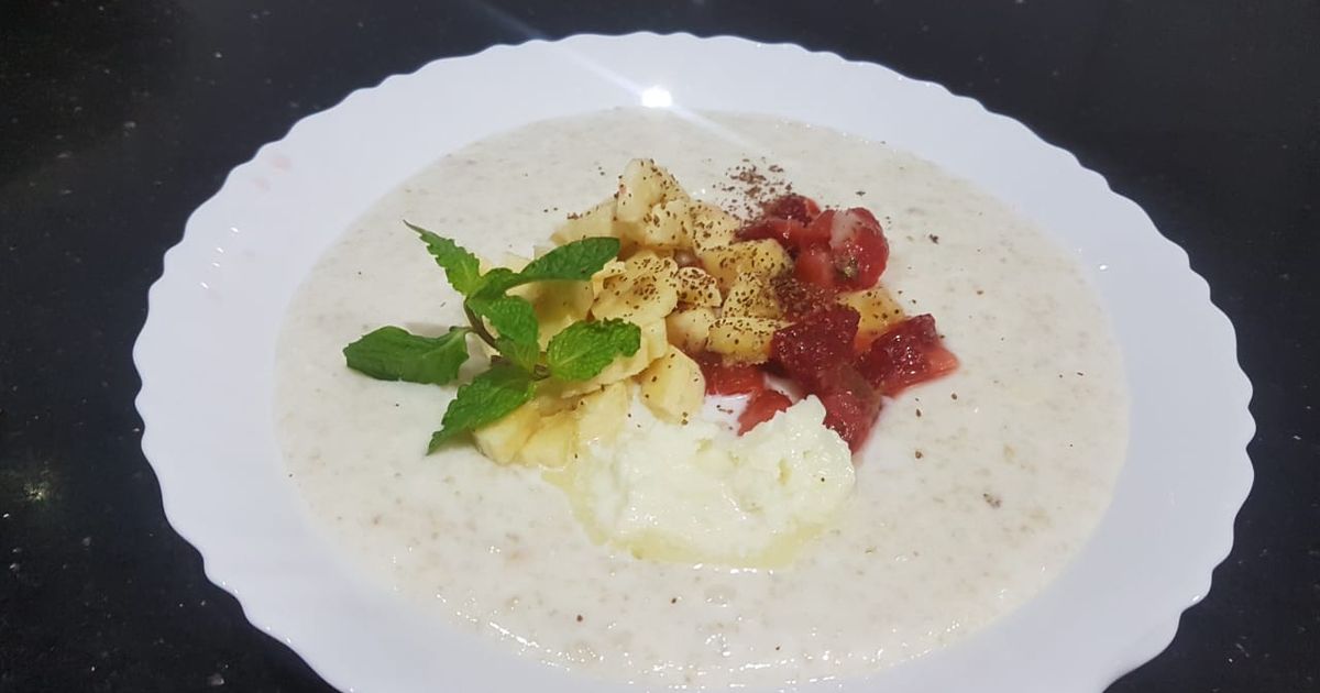 Fruity Porridge Recipe by Humaira Saleem - Cookpad