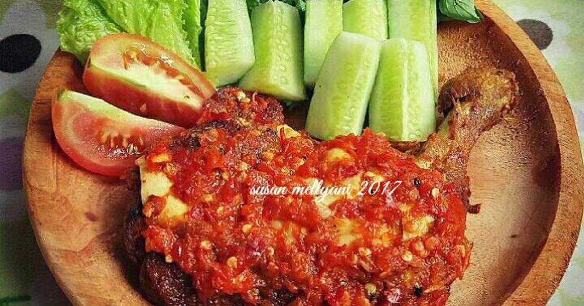 Resep Ayam Penyet Sambal Bawang ๐ Oleh Susan Mellyani Cookpad