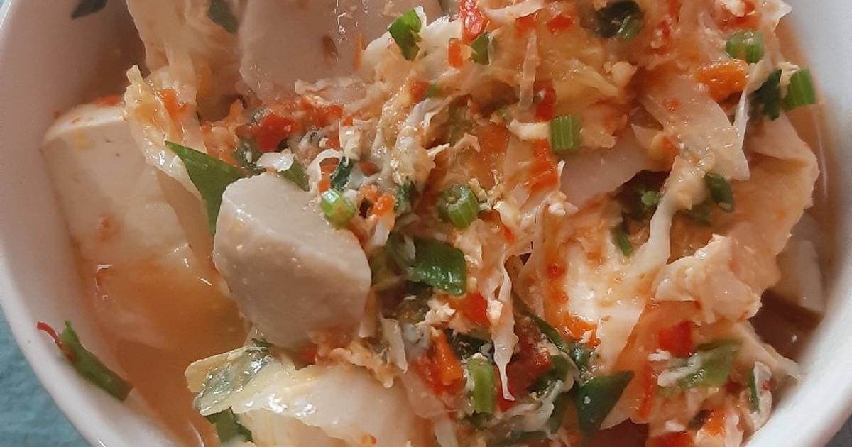 Resep Sup Seblak Tahu oleh Meida Untari - Cookpad