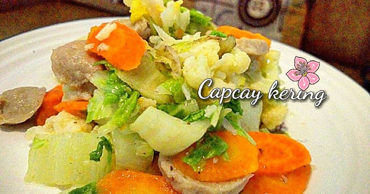 Resep capcay kering jagung muda rumahan enak dan mudah - Cookpad