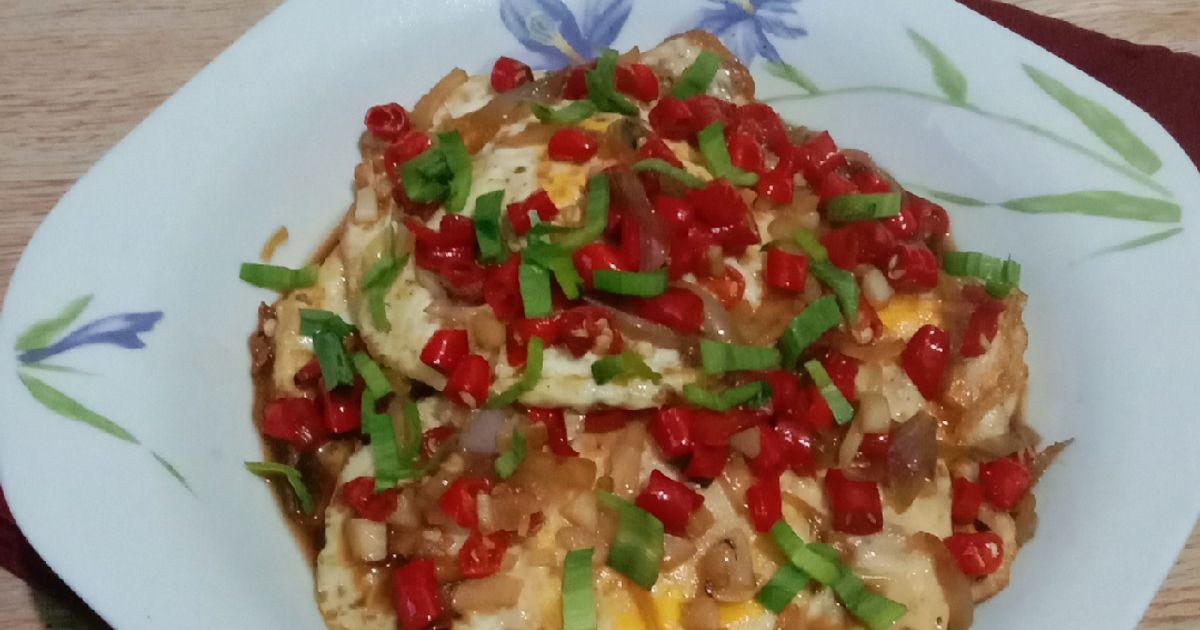 Resep Telur Ceplok Kuah Kecap oleh Mama Kafa - Cookpad