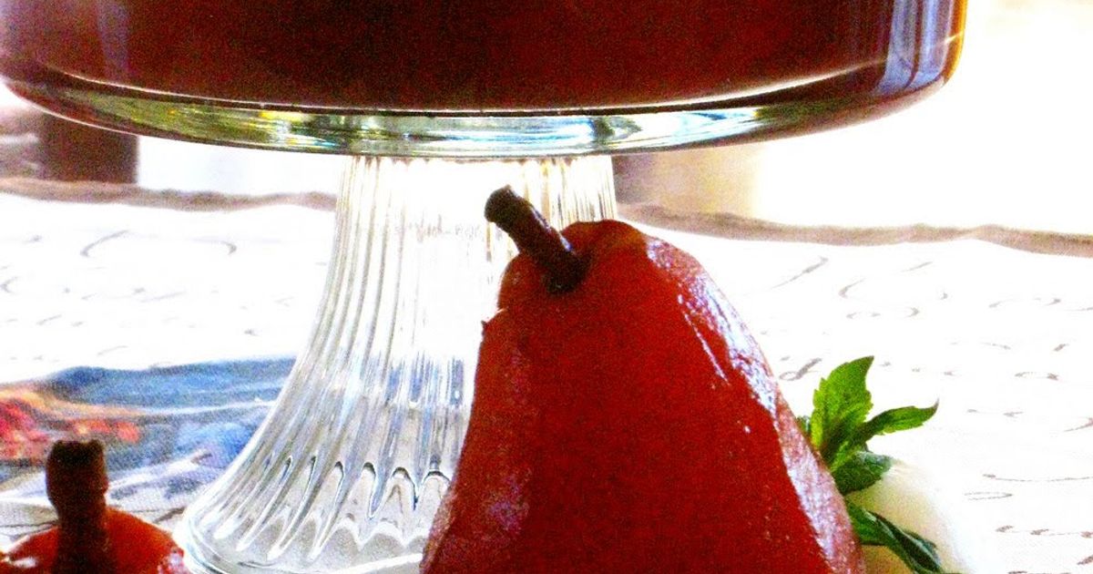 Pear Compote Made With Red Wine Recipe By Cookpad.Japan