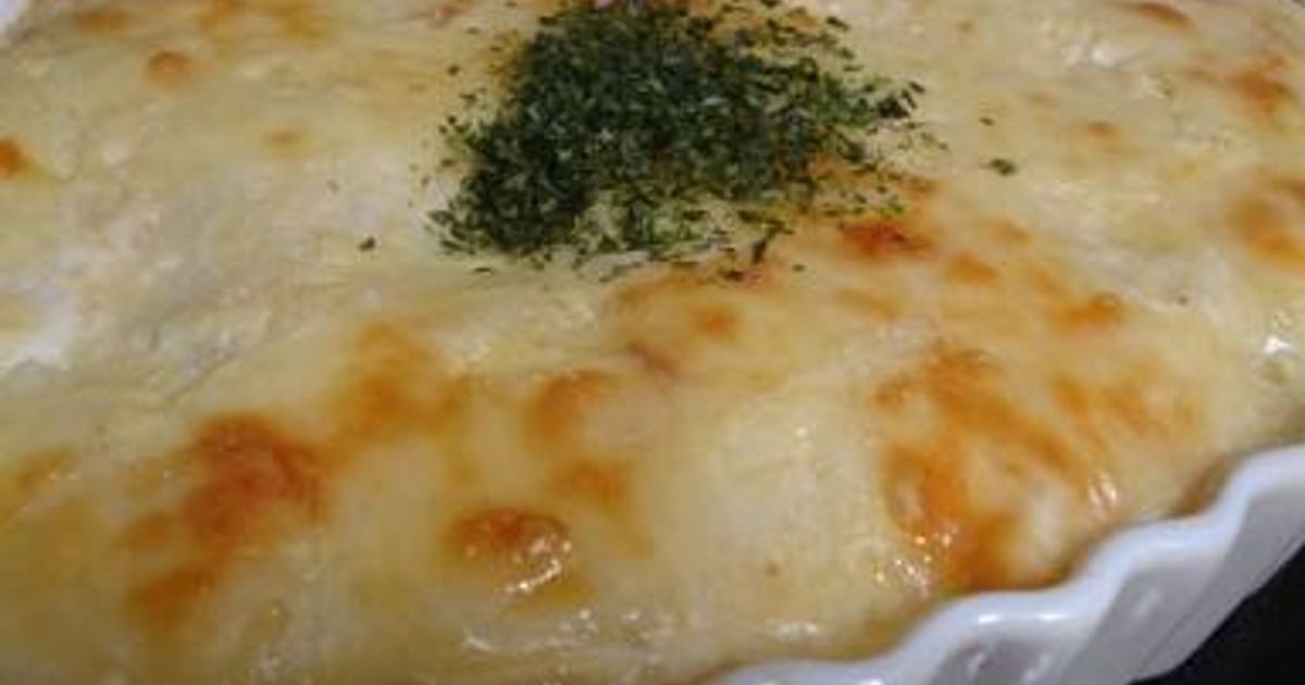 Fluffy Nagaimo Yam And Tofu Gratin Recipe By Cookpad.Japan