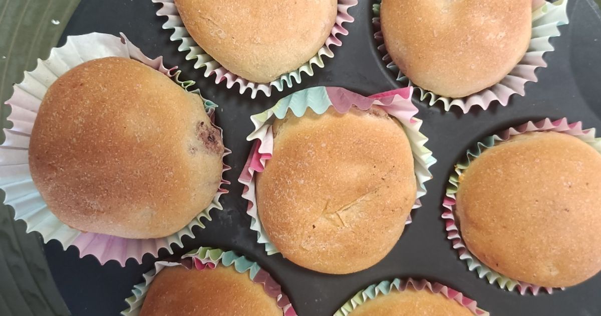 Whole Wheat Red Bean Paste Buns (No Sugar) Recipe by Athulya T Dev ...