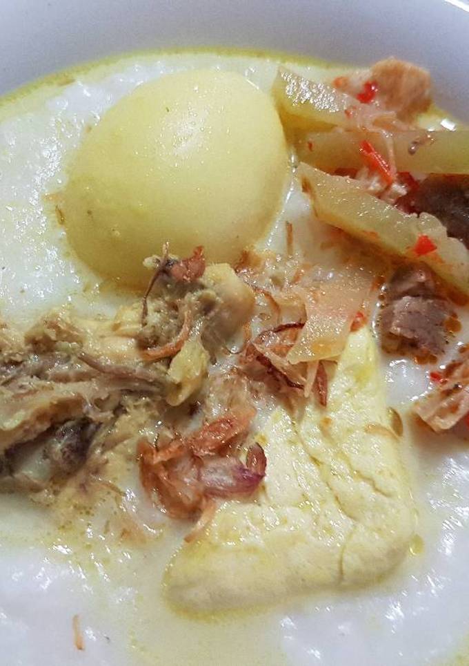 Resep Bubur Terik (Tahu Telur Ayam) oleh vivienkarinas - Cookpad