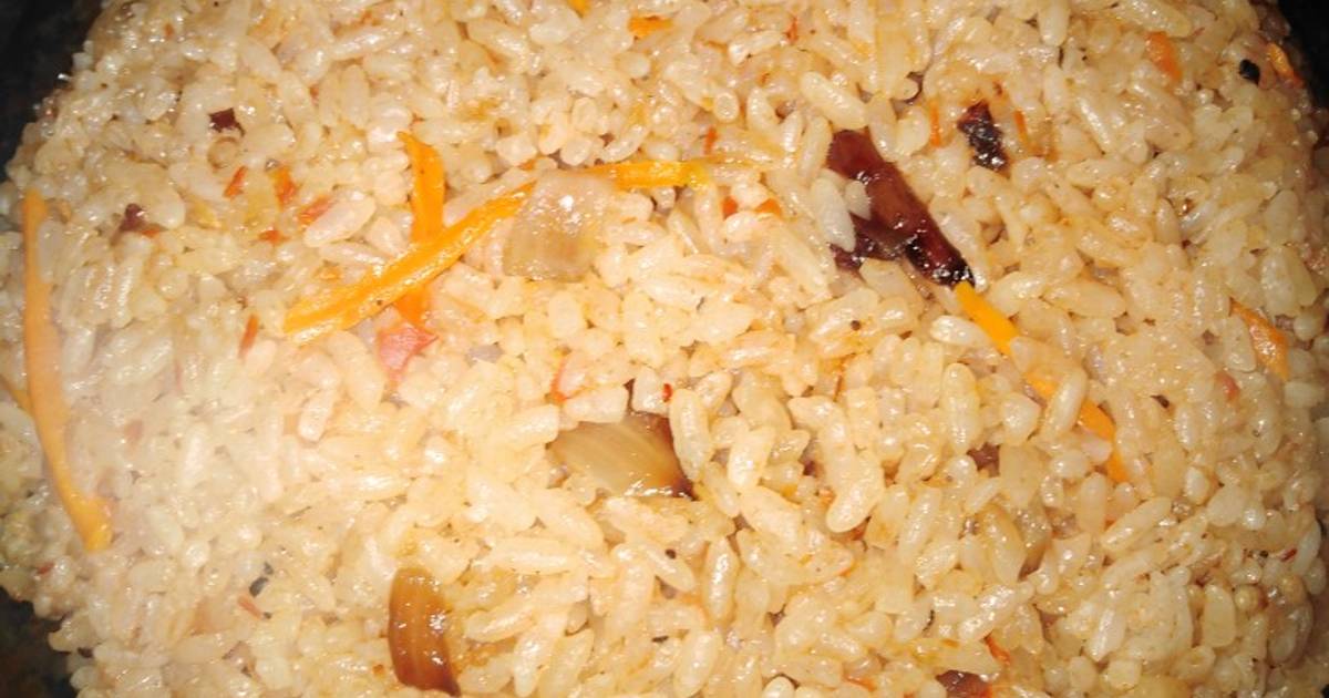 طريقة عمل رز احمر بطريقتي على اصولها بطريقة سهلة وسريعة من شيف محمد ...