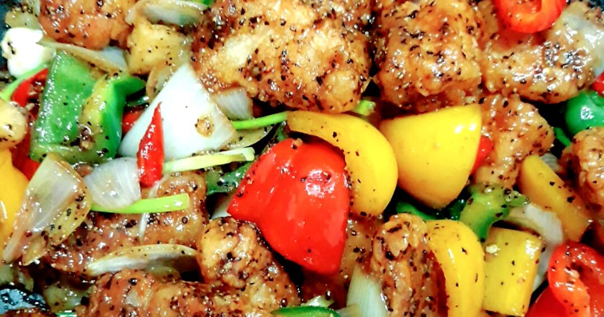 สูตร ปลาดอลลี่ทอดกรอบผัดพริกไทยดำ โดย Bambi Cooking - Cookpad