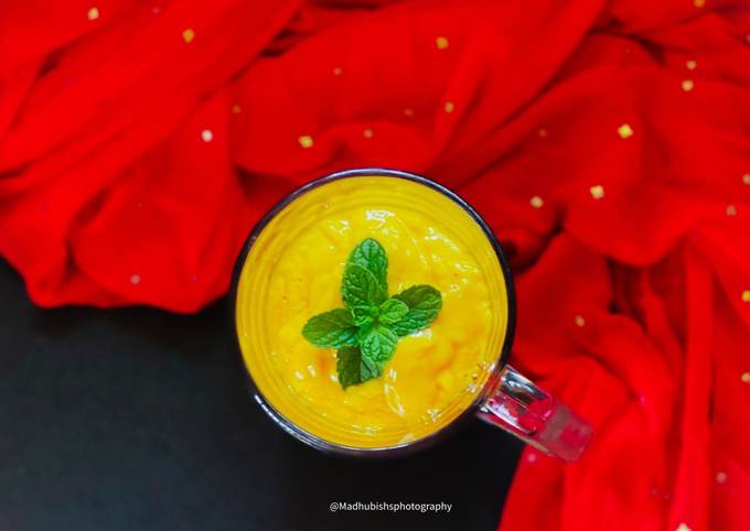 Rum Mango Lassi Recipe by Madhumita Bishnu - Cookpad