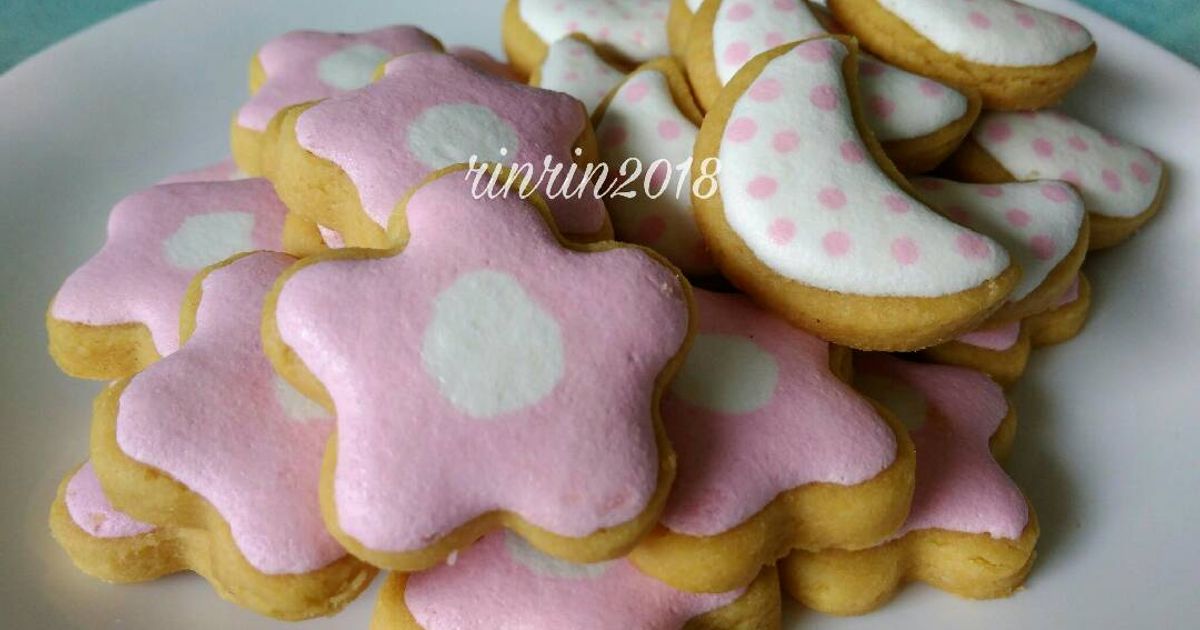 Resep Fancy Royal Icing Cookies #Kamismanis oleh rinrin - Cookpad