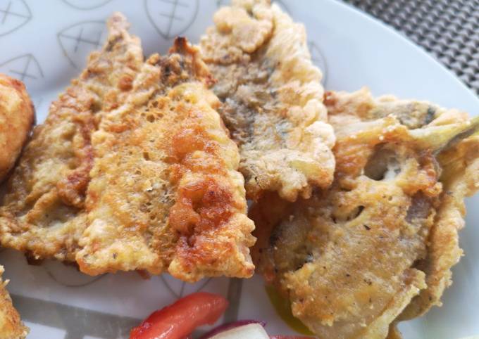 Pejerrey frito Receta de Karito Wong- Cookpad