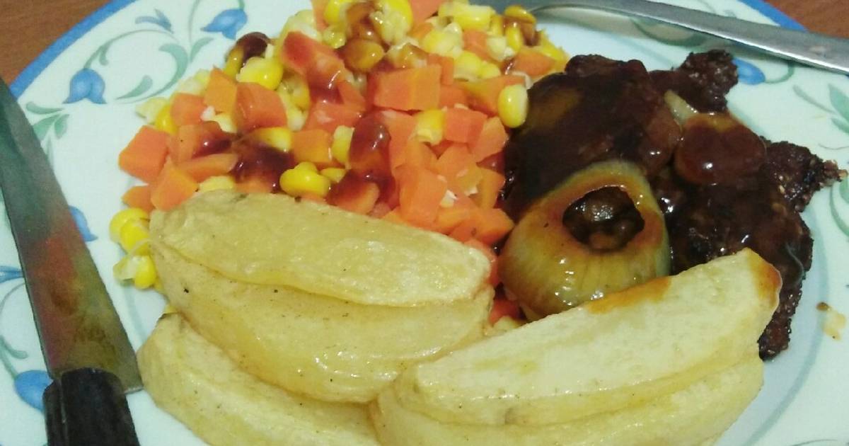 Resep Beef Steak Simple oleh Merry Kusumarani - Cookpad