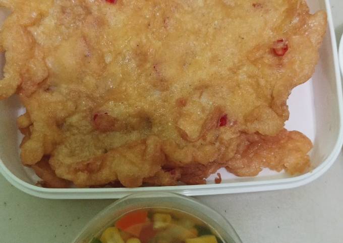 Resep Telor Dadar Crispy oleh Tulisan Suzie - Cookpad