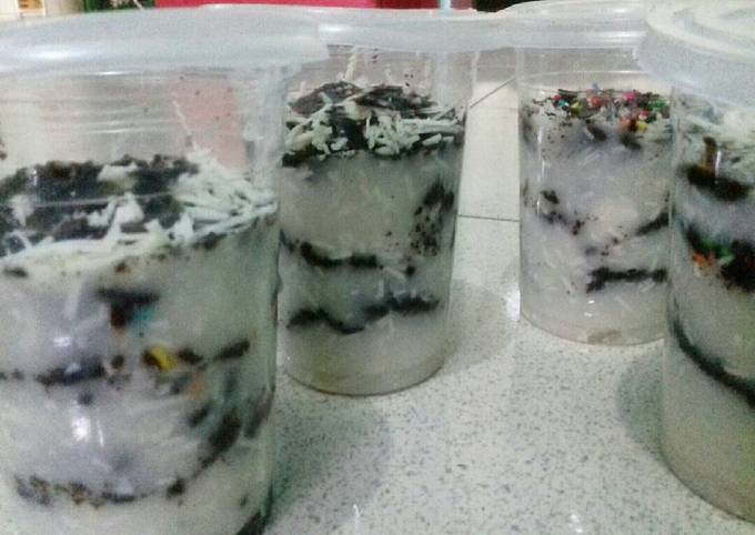 Resep Lumer Cake Keju Oreo oleh tea_us - Cookpad
