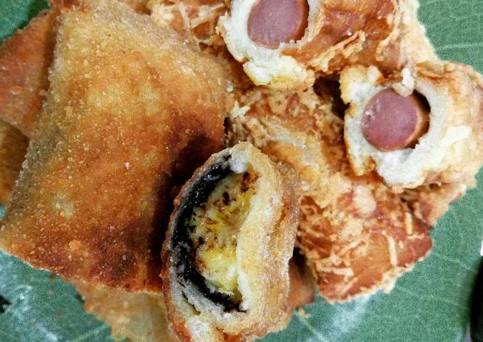 Resep Roti Gulung Sosis Keju Dan Pisang Coklat Keju Oleh Meimei