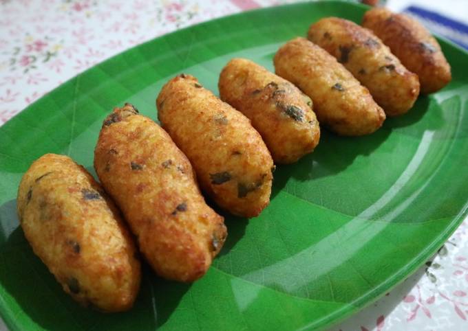 Resep Cheese Potato Rice Balls oleh GraciaIndri - Cookpad