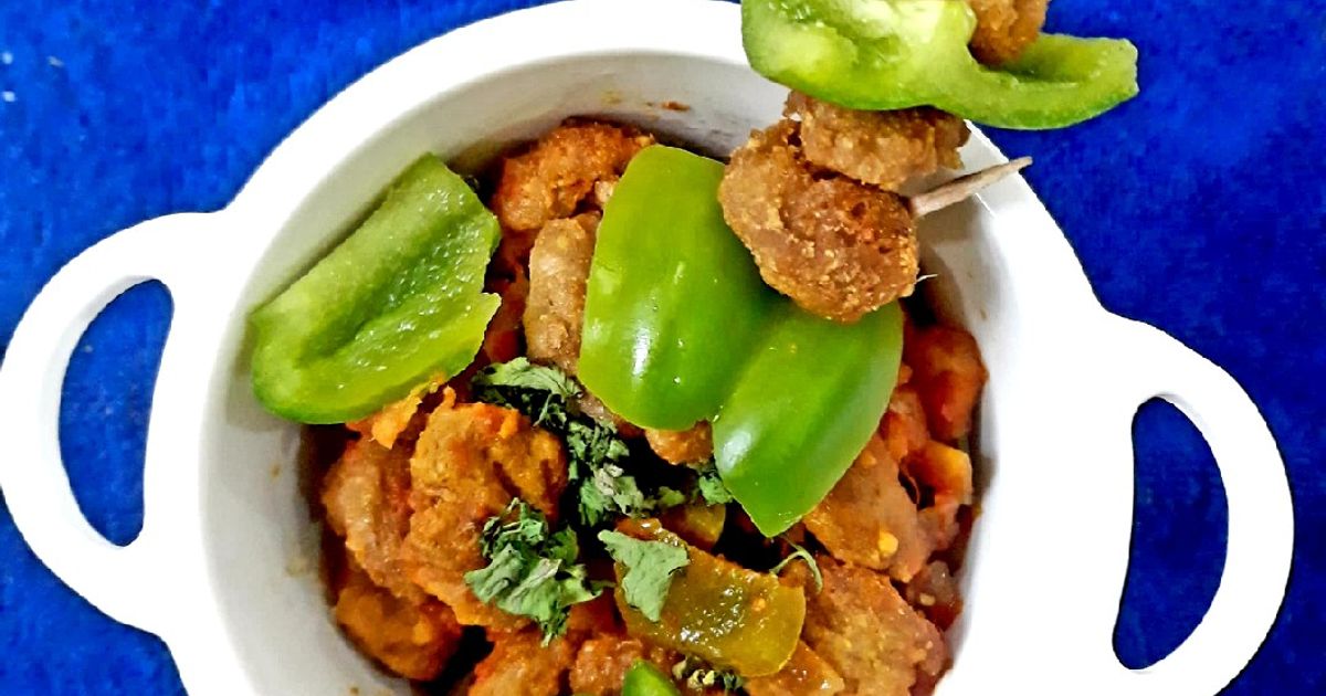 Chilli Soya Nuggets Recipe by Harminder Kaur Sethi - Cookpad
