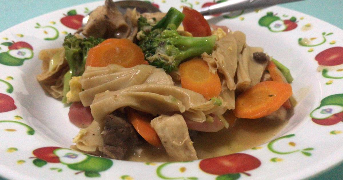 Resep Capcay putih kulit tahu oleh Popita Purwono - Cookpad