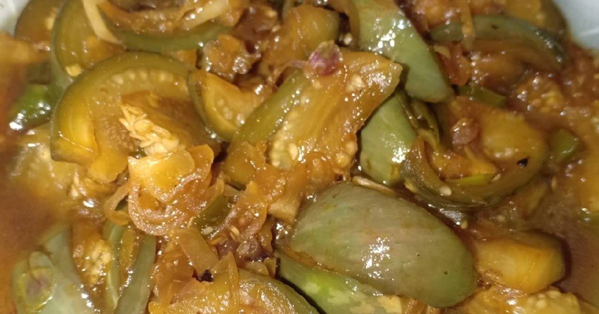 33 resep tumis terong bulat hijau kecap enak dan mudah - Cookpad