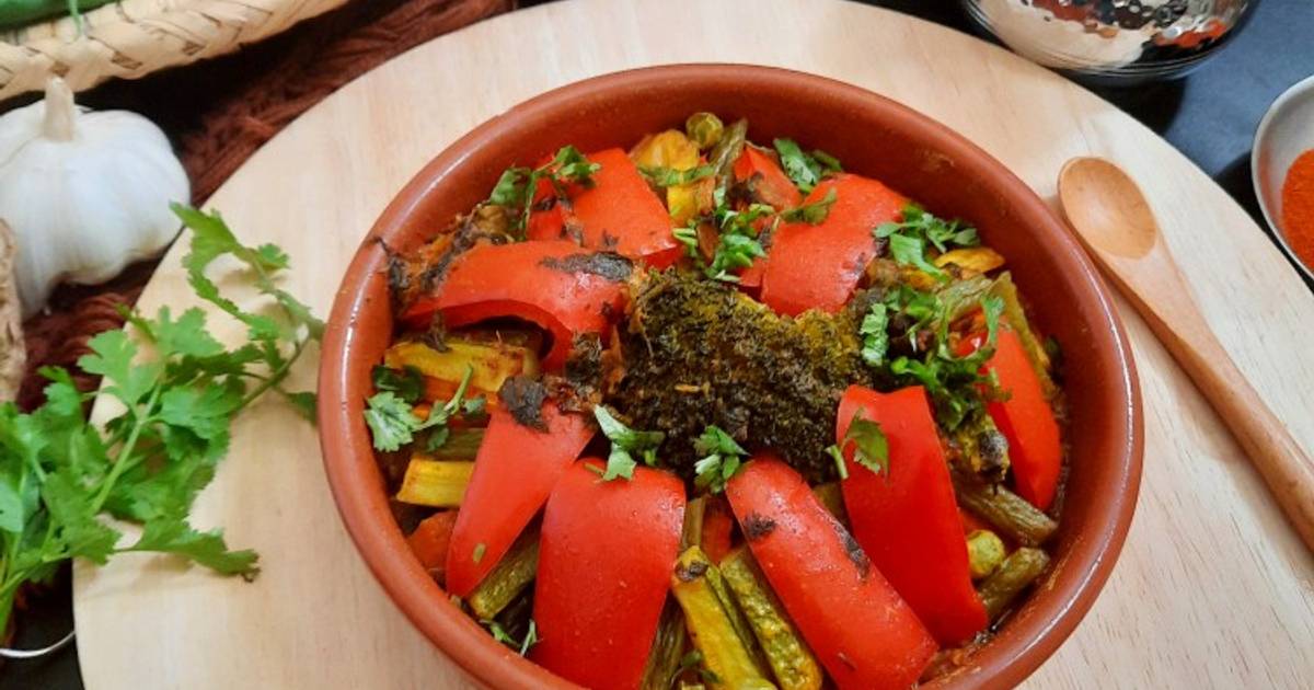 Moroccan Vegetable Tagine Recipe by Sabrina Yasmin - Cookpad