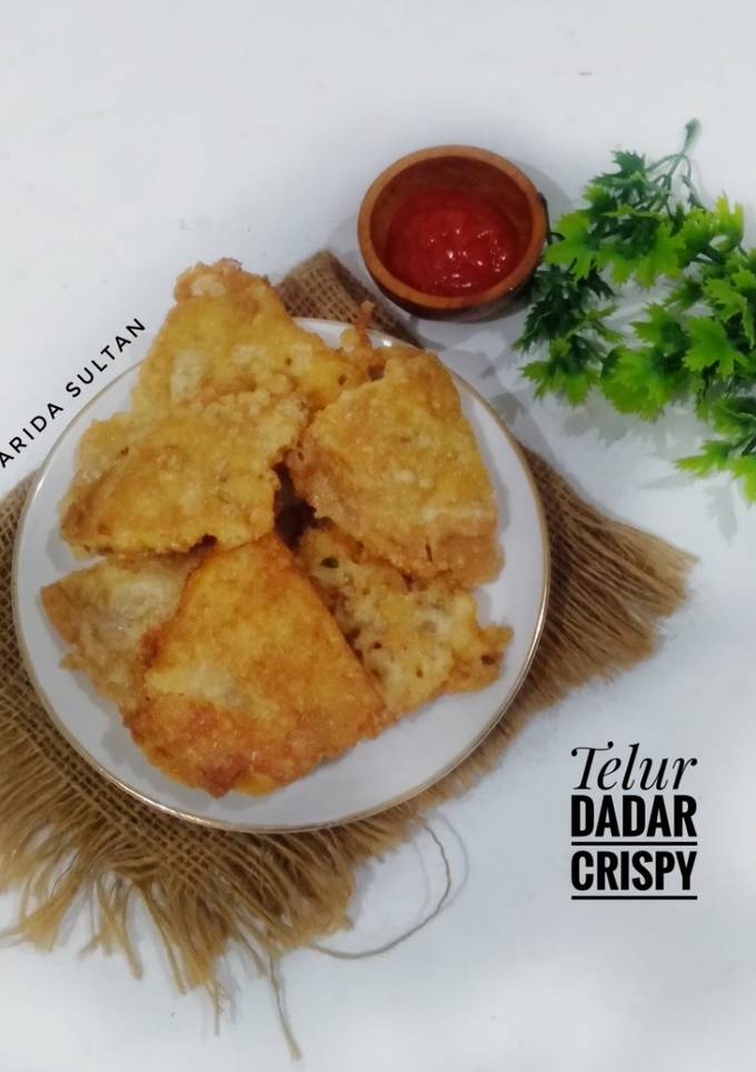 Resep Telur Dadar Crispy oleh farida Sulthan 🇮🇩 (IG. Malika02782) - Cookpad
