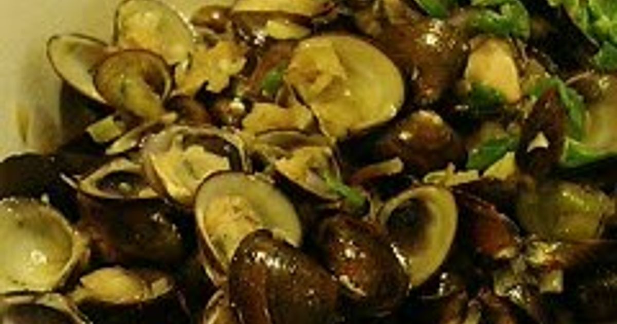 Chinese Style Stir Fried Shijimi Clams Recipe By Cookpad.Japan
