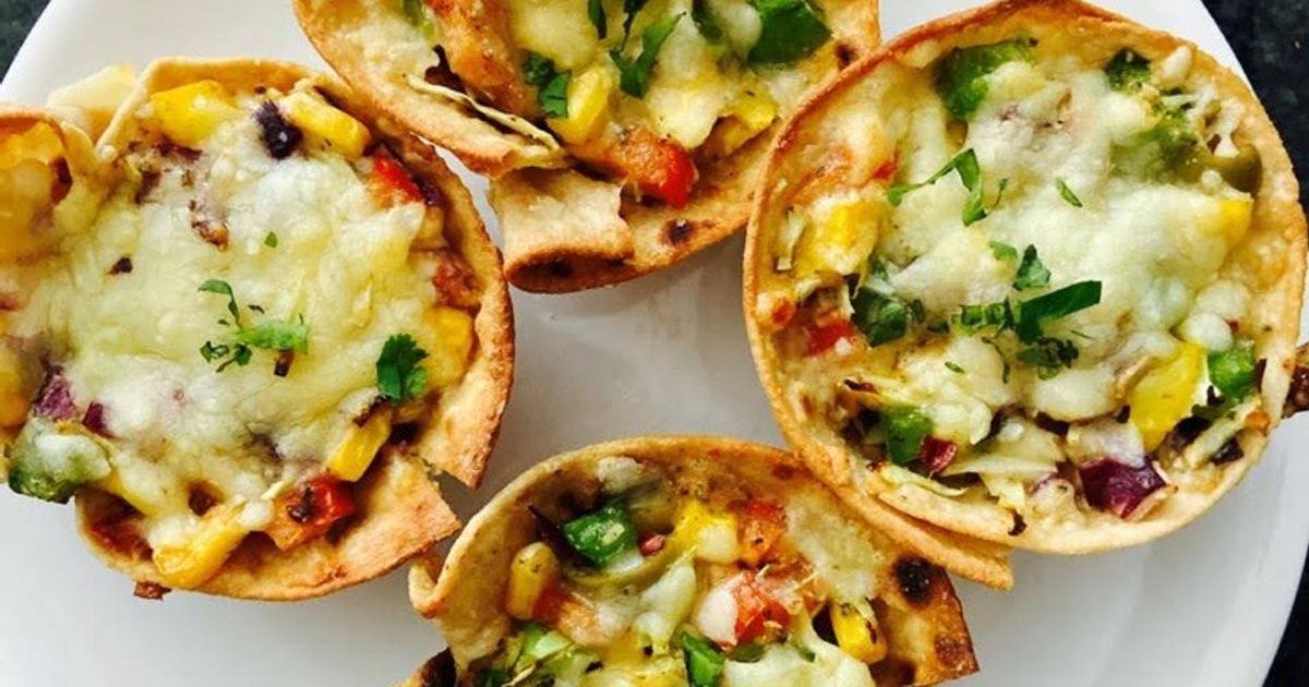 Roti Pizza Cups Recipe by Amruta S Medhi - Cookpad