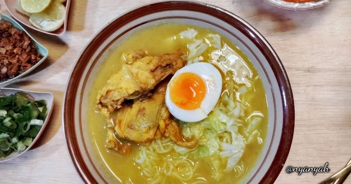 Resep soto tulang ayam telur rumahan enak dan mudah - Cookpad