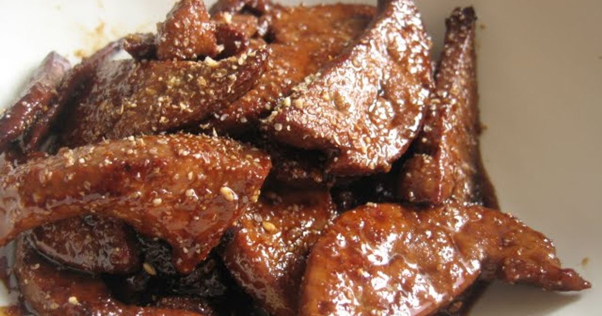 Sweet And Savory Stewed Pork Liver Recipe By Cookpad.Japan
