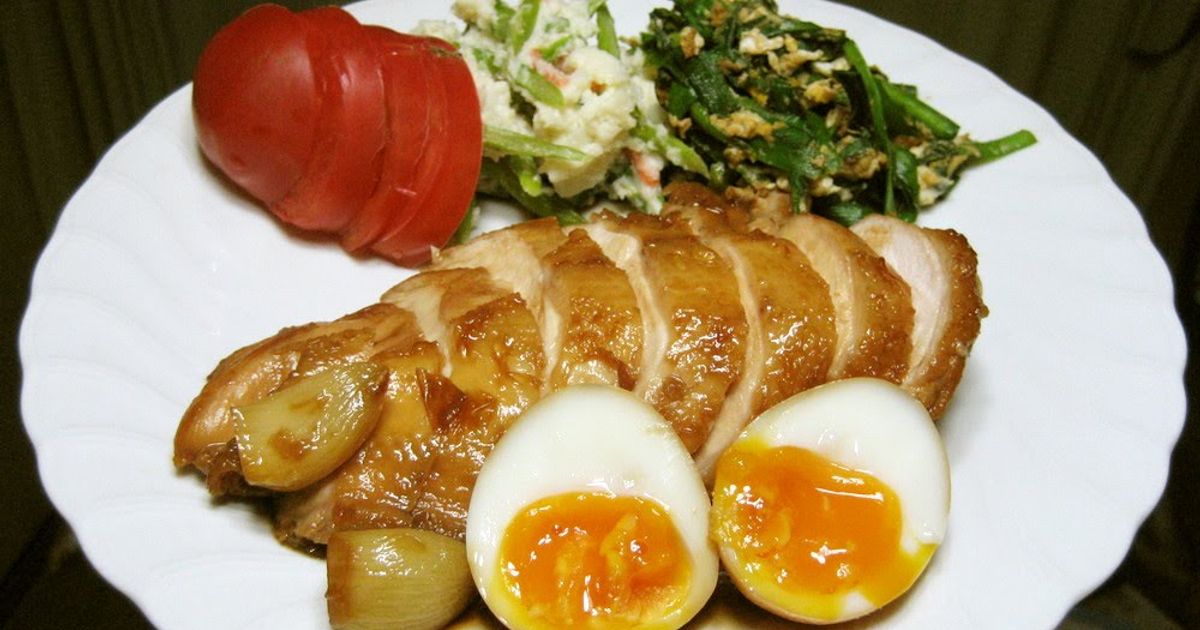 Easy Chicken Char Siu With Soft Boiled Egg Recipe by cookpad.japan