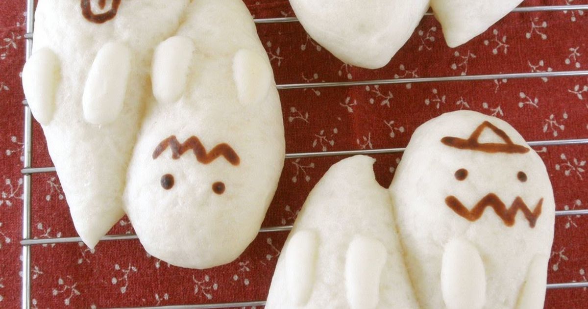 Halloween Twin Ghosts Bread Recipe by cookpad.japan