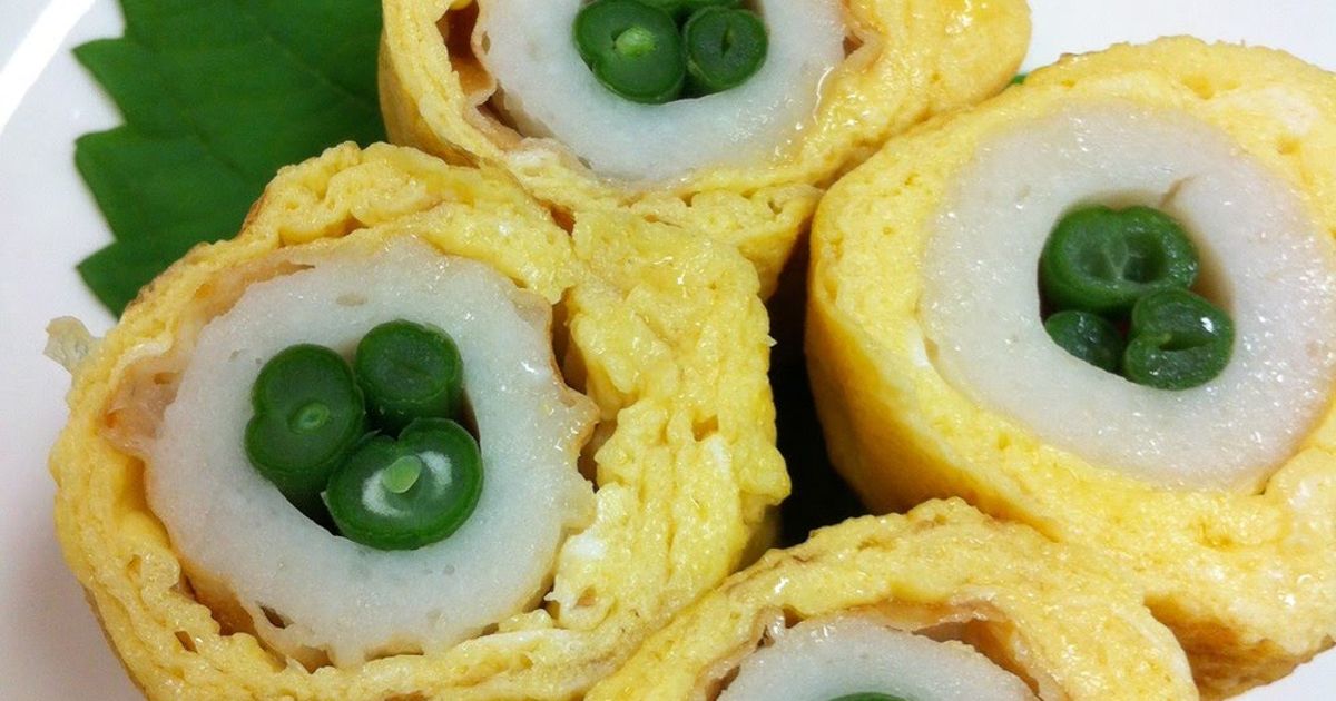 For Bentos: Chikuwa Fish Stick Tamagoyaki Recipe By Cookpad.Japan
