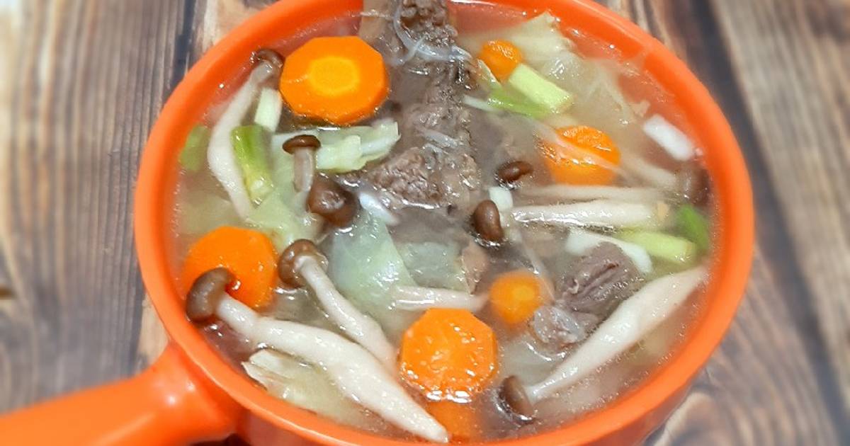 4.629 resep sop jamur daging enak dan mudah - Cookpad