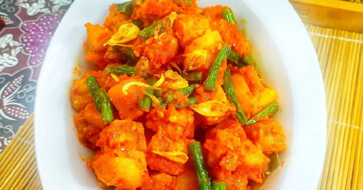 Resep Sambal Goreng Tempe Kentang Buncis oleh Chiensyn Kuliner - Cookpad