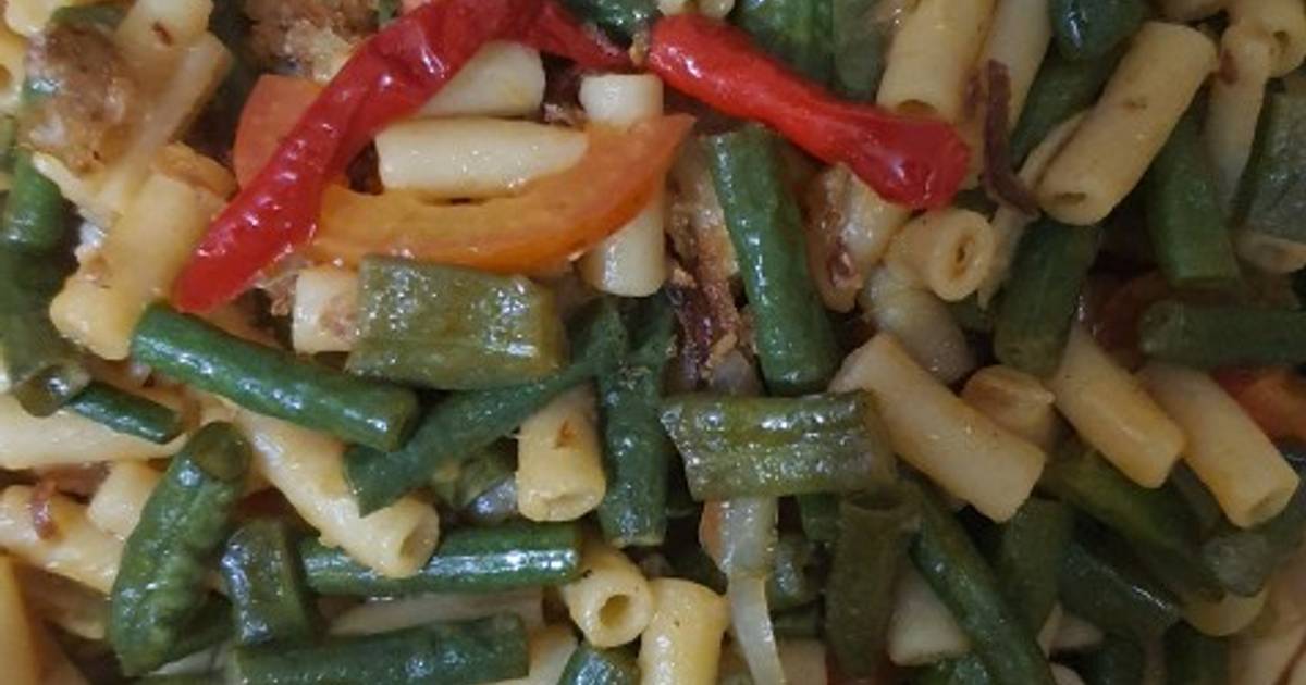 42 resep makaroni kacang panjang enak dan mudah - Cookpad