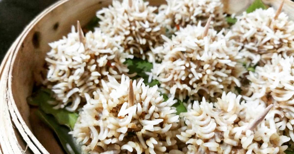 Ji-Fan Dimsum • Chicken Porcupine • Chicken Flower Dumpling Recipe by ...