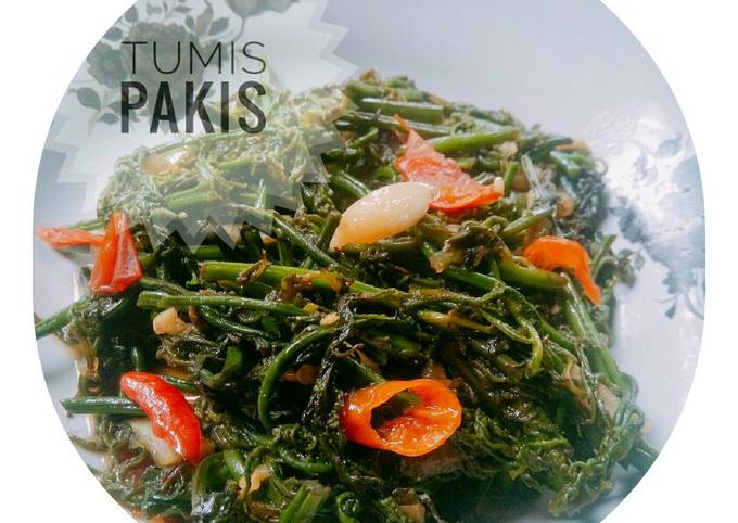 Resep Tumis pakis pedas oleh Eni Fitriana - Cookpad