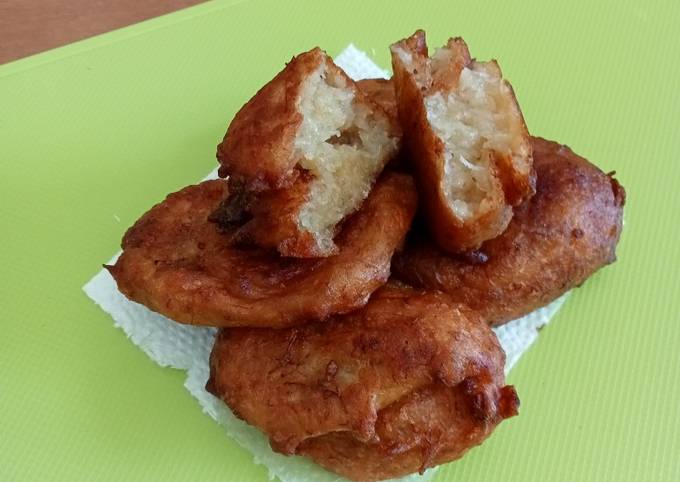 Resep 222. Godok godok pisang kelapa parut oleh Dety Kusuma - Cookpad