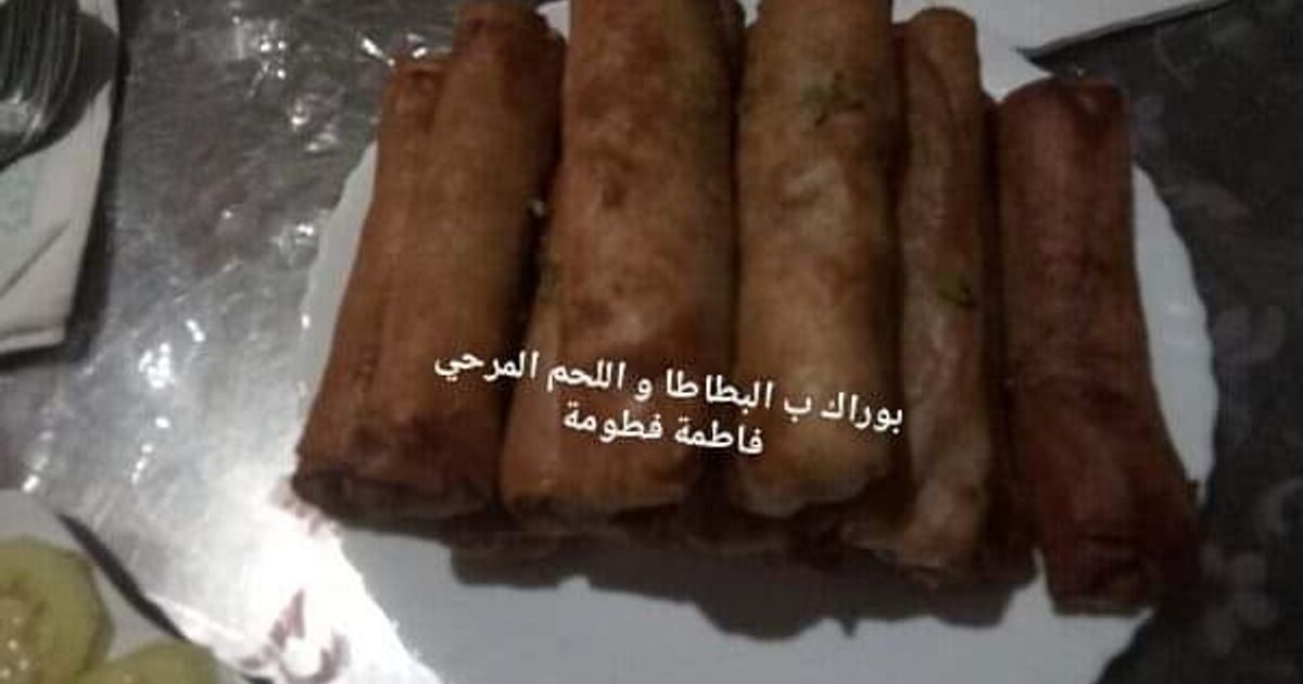 طريقة عمل بوراك بالبطاطا و اللحم المرحي على اصولها بطريقة سهلة وسريعة ...