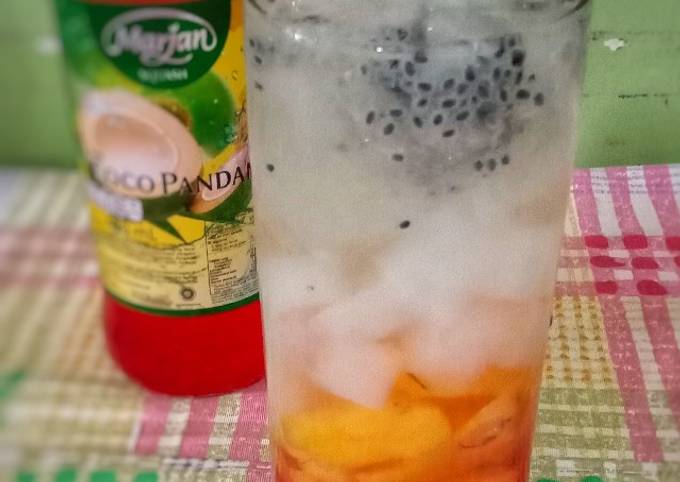 Resep Es Setup nanas Coco pandan oleh Roro Yulia - Cookpad